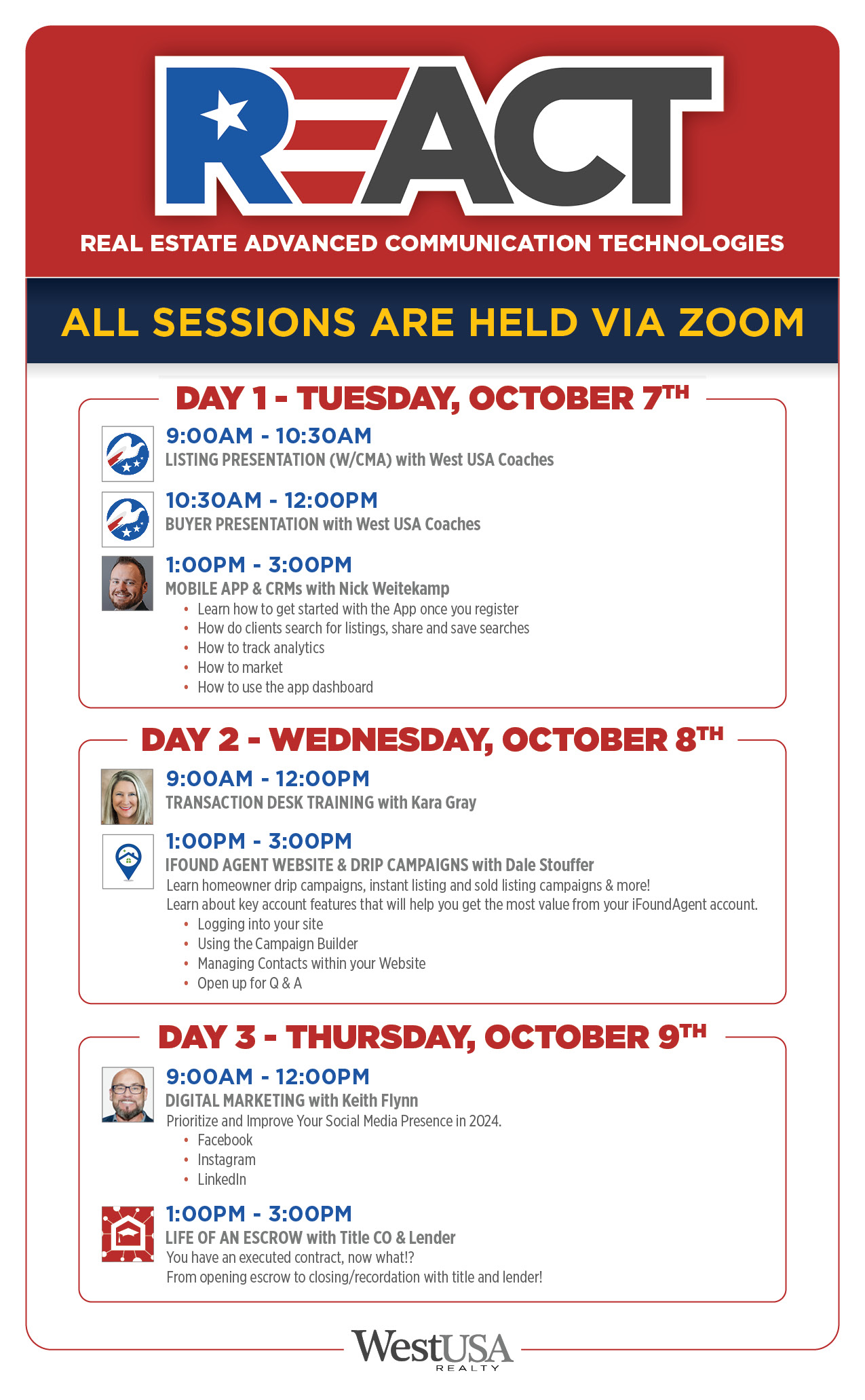 Events for October 2025